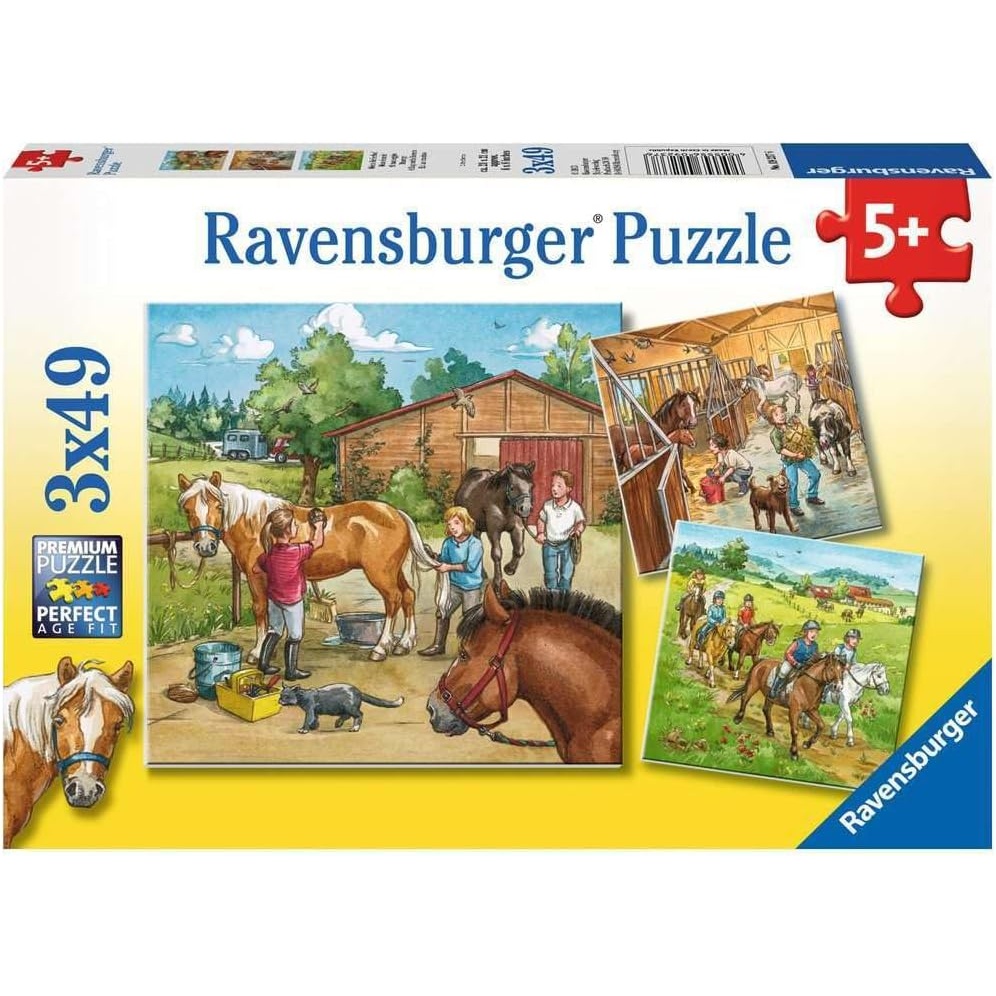 Ravensburger puzzle (slagalice) – Dana na ergeli
