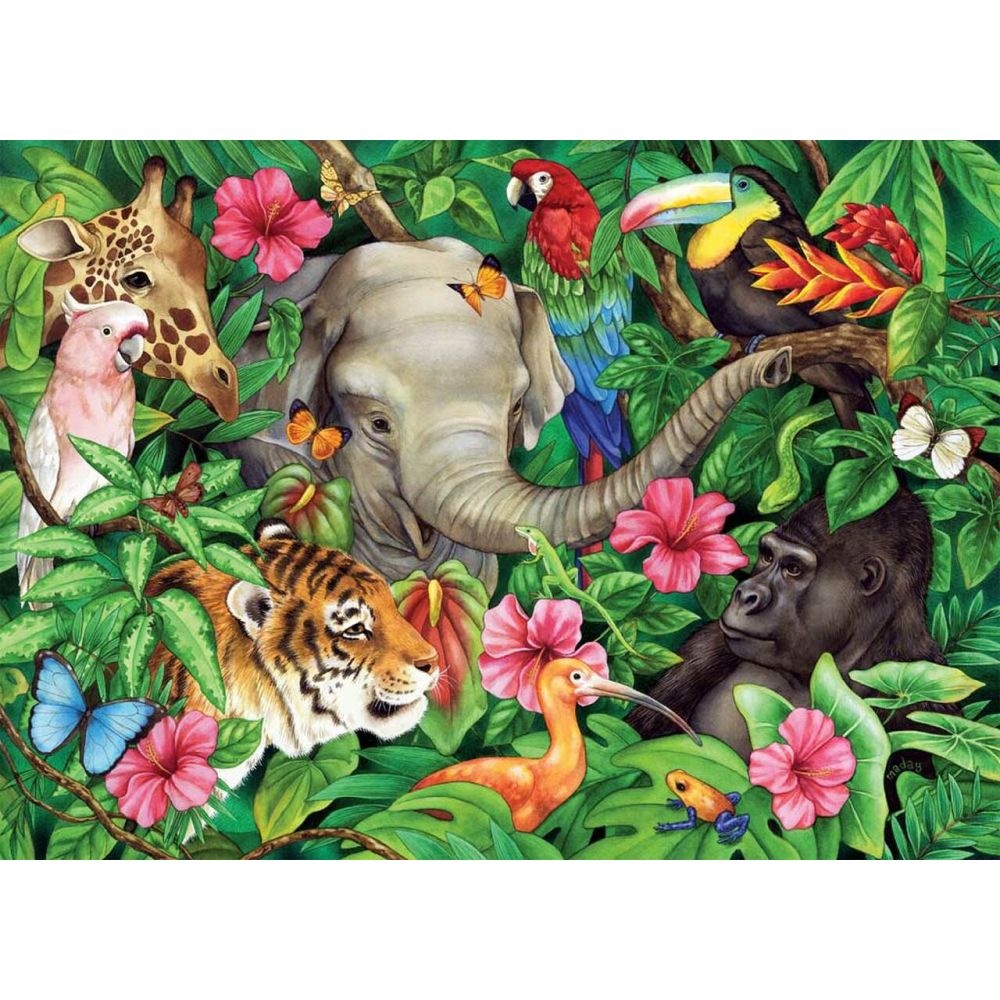 Ravensburger puzzle (slagalice) – Tropski prijatelji