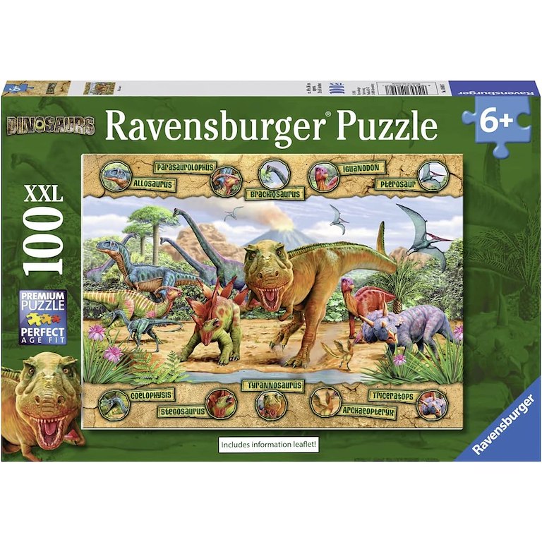 Ravensburger puzzle (slagalice) – Dinosaurusi sa imenima