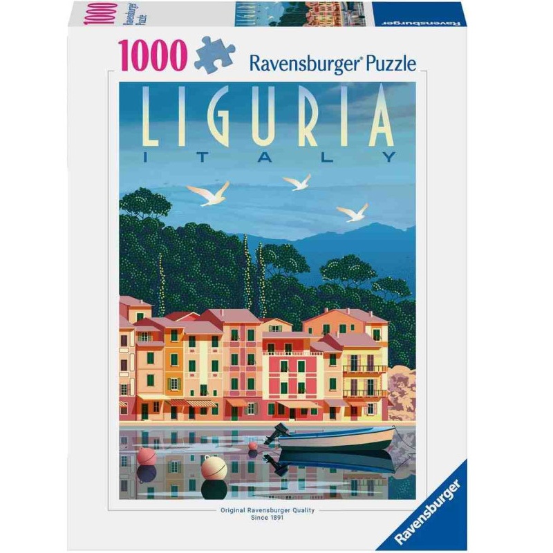 Ravensburger puzzle (slagalice) – Razglednica iz Ligurije