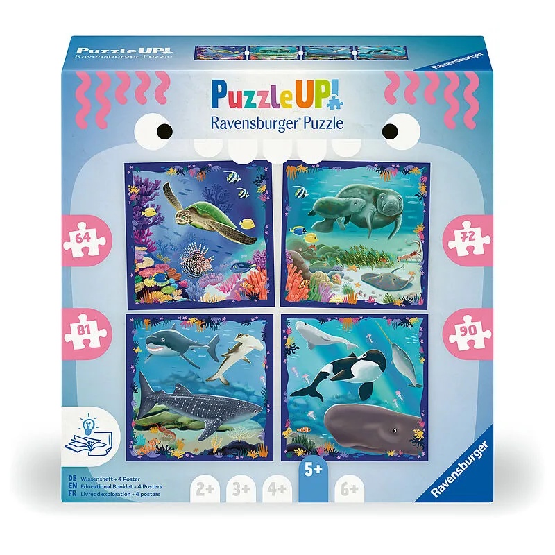 Ravensburger puzzle (slagalice) – Život u okeanu – Puzzle Up