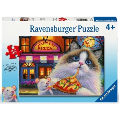 Ravensburger puzzle (slagalice) – Srećna mačka pizza
