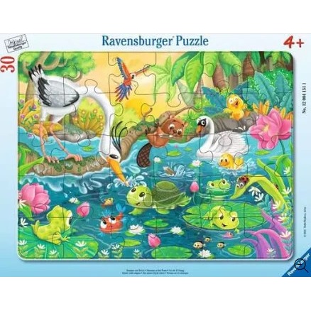 Ravensburger puzzle (slagalice) – Leto na jezeru – ram puzzle