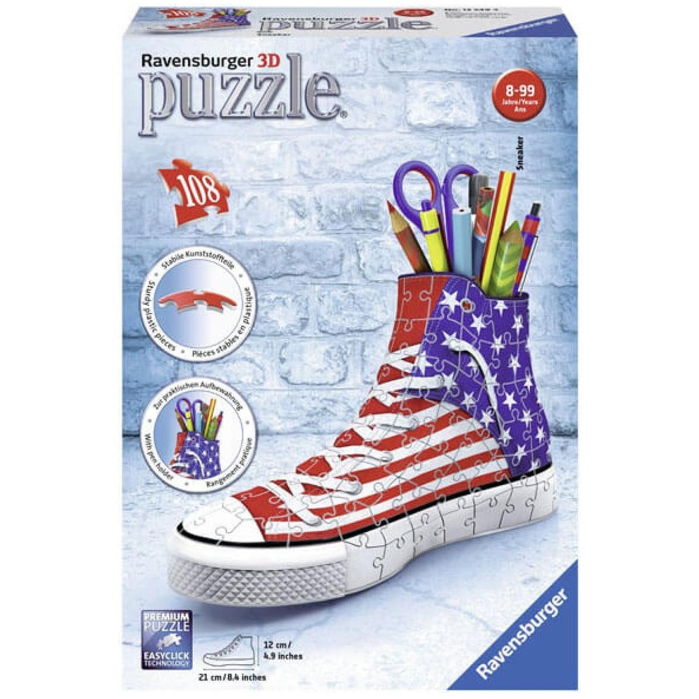 Ravensburger 3D puzzle (slagalice) – Patika za olovke sa Americkom zastavom