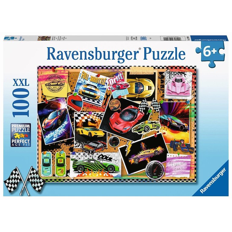 Ravensburger puzzle (slagalice) – Trka automobila