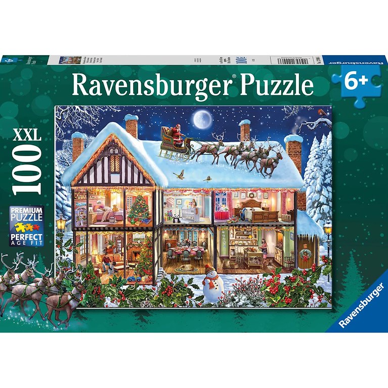 Ravensburger puzzle (slagalice) – Božić kod kuće