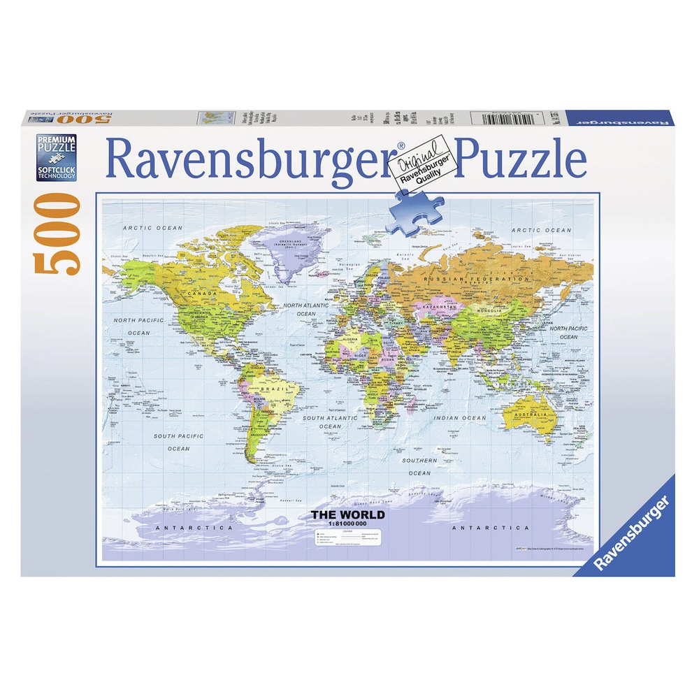 Ravensburger puzzle (slagalice) – Mapa sveta
