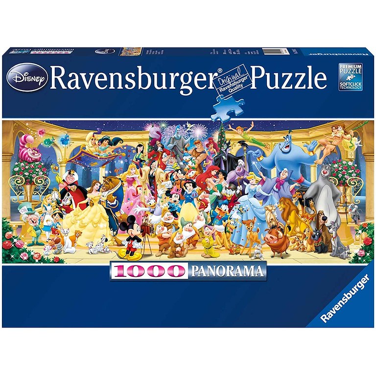 Ravensburger puzzle (slagalice) – Dizni junaci, panorama