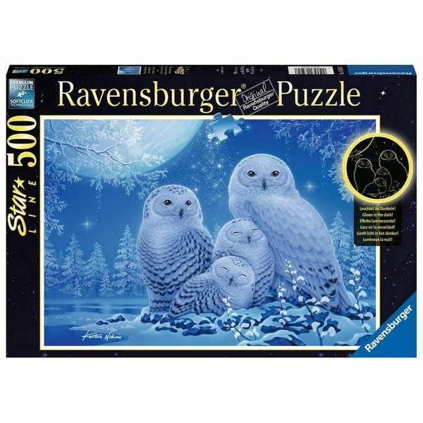 Ravensburger puzzle (slagalice) – Sove na mesečini