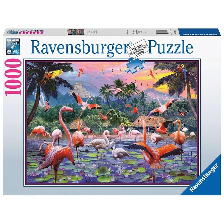 Ravensburger puzzle (slagalice) – Flamingosi