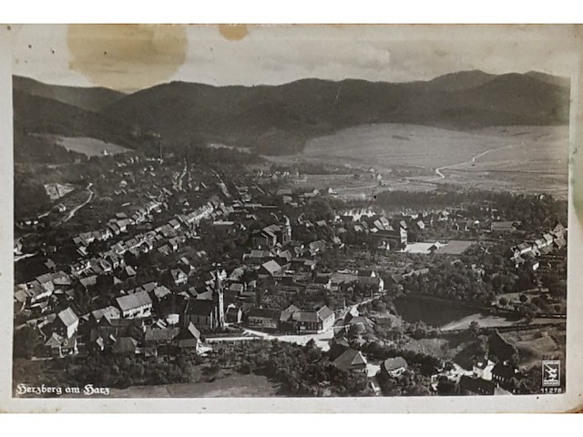 Razglednica `HERZBERG AM HARZ` Nemački Rajh WWII