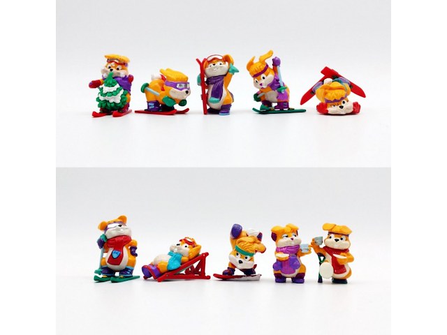 12. Kinder figurice - Hanny Bunnys lustige Skihasen