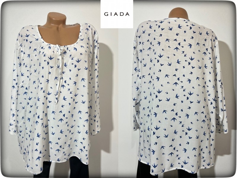 *GIADA*Nezna Viskozna tunika*KAO NOVA*52-54-XXL