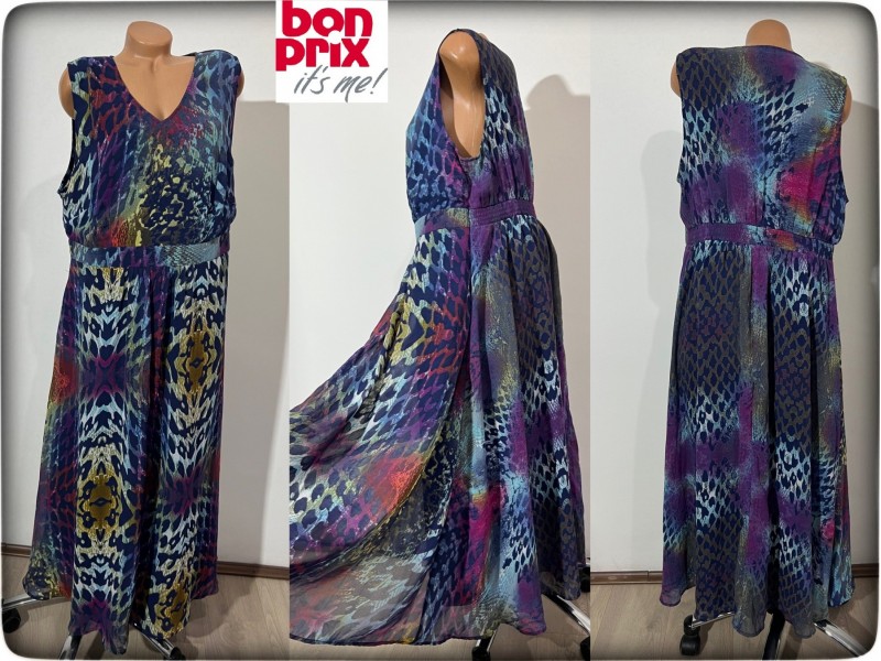 *BONPRIX*Maxi haljina*KAO NOVA*50-XL