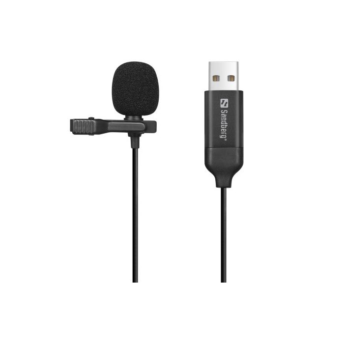 USB streamer mikrofon Sandberg Clip 126-40