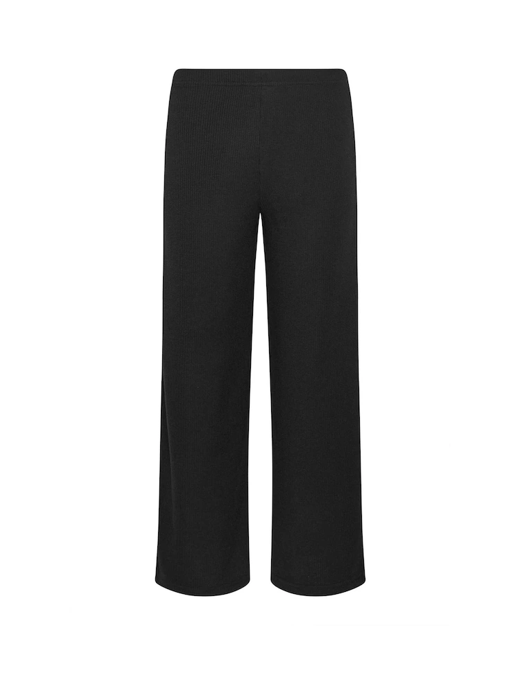 Crno - M&Co Petite pantalone sa širokim nogama