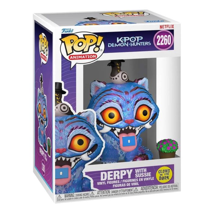 Funko POP! Animation: KPOP Demon Hunters - Derpy w/Sussie (Glow)