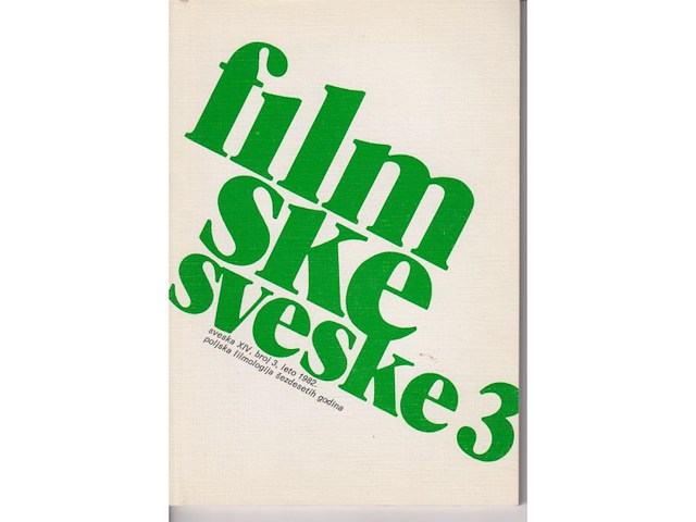 POLJSKA FILMOLOGIJA ŠEZDESETI GODINA FS 3/1982