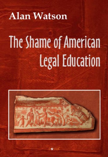 The shame of American legal education
