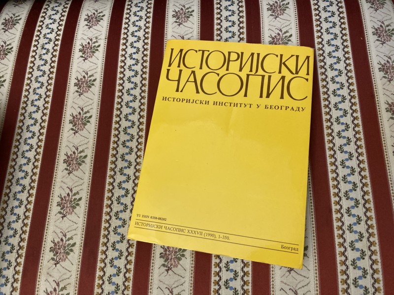 Istorijski časopis, knjiga XXXVII, 1990.
