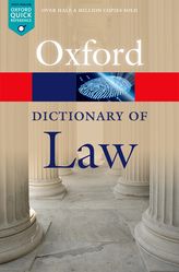 A Dictionary of Law 8th Edition Reissue