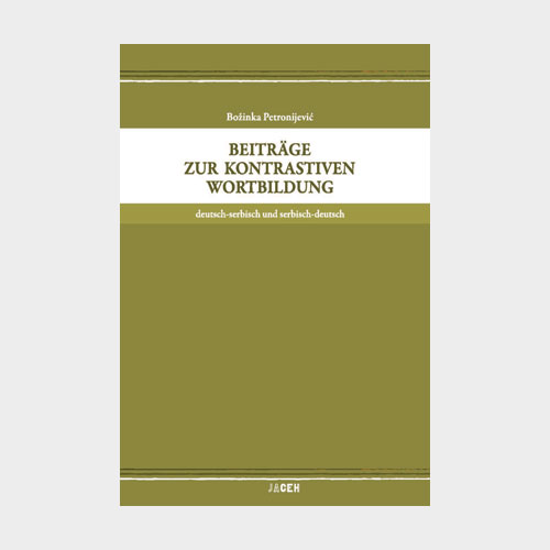 Beiträge zur kontrastiven wortbildung