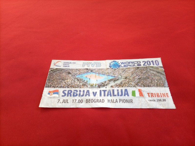 ODBOJKA SVETSKA LIGA SRBIJA - ITALIJA 2010.
