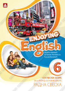 ENJOYING ENGLISH 6 - radna sveska za engleski jezik – 6. razred osnovne škole, izdanje 2023 god.