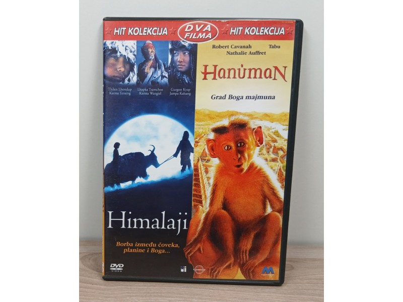 Himalaji + Hanuman Dva Filma DVD 2005