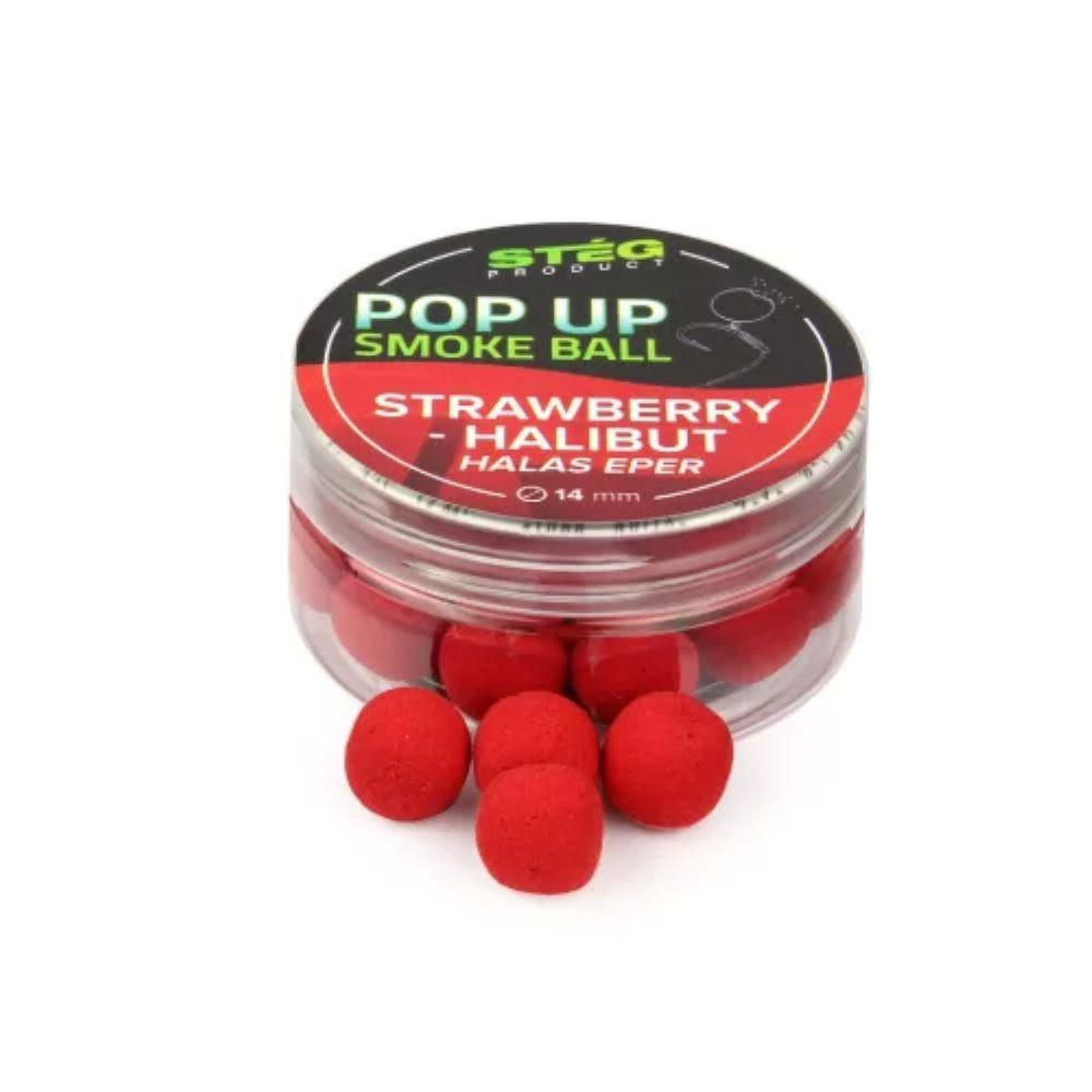 Pop Up Smoke Ball 25g 14mm Strawberry-Halibut (SP316126)