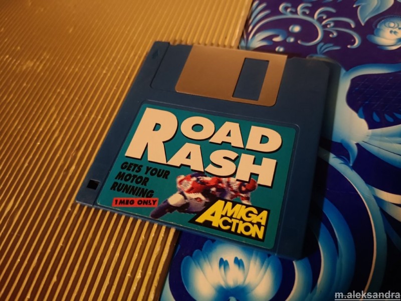 AMIGA disketa iz magazina Road Rash