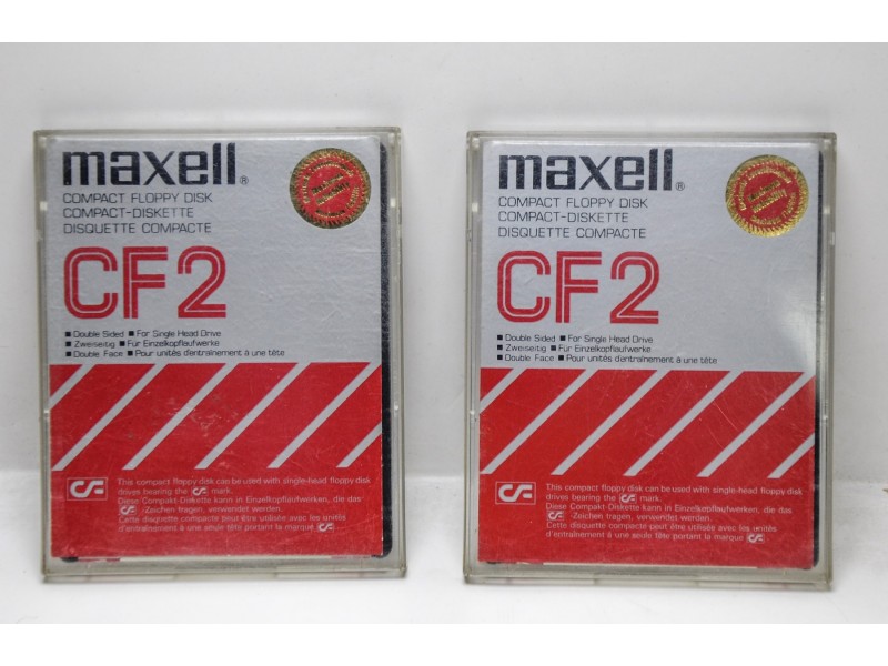 Dve Amstrad Diskete Maxell CF2