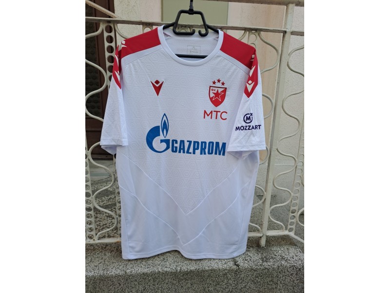 FK Crvena Zvezda original Macron beli trening dres
