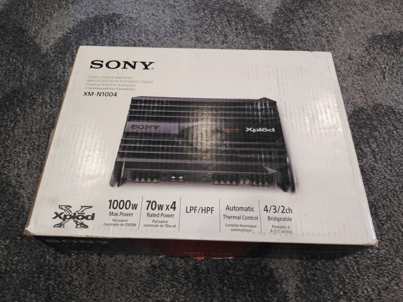 Sony XM-N1004 4 Channel Stereo Amplifier (Nekorisceno)