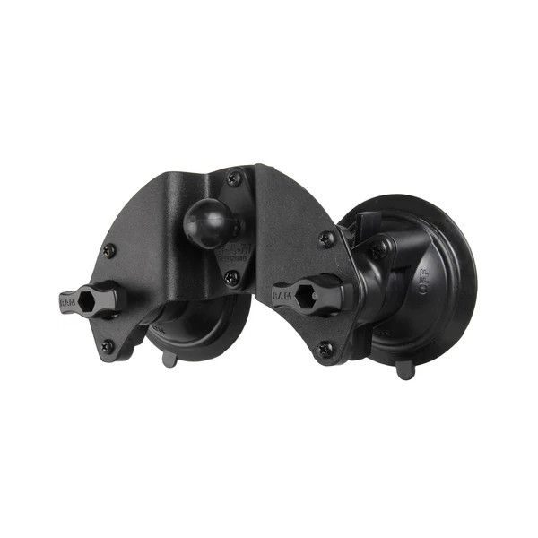 RAM - Twist-Lock Dual Pivot Suction Cup Base with Ball