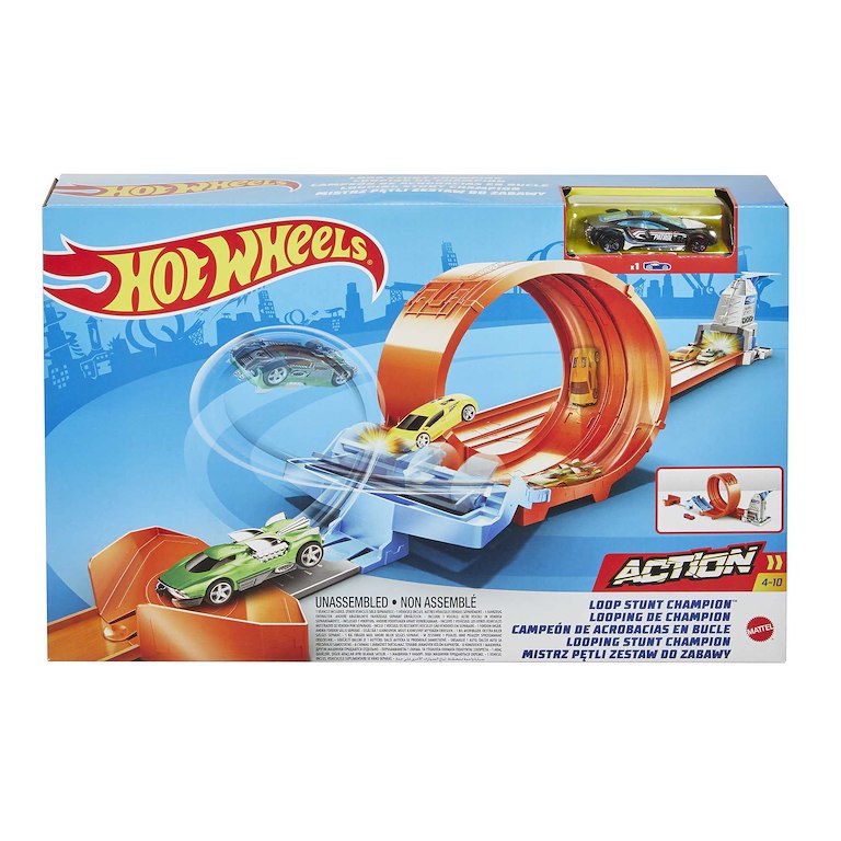 Hot Wheels set sa petljom – akrobacije i trke