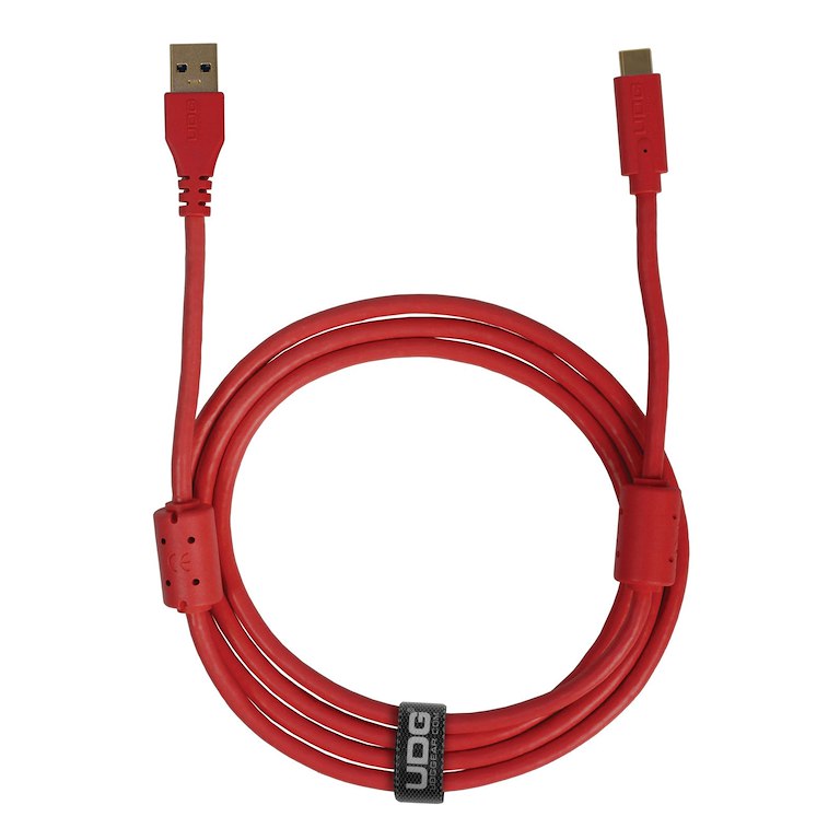 UDG USB 3.2 C-A Red Straight 1.5m