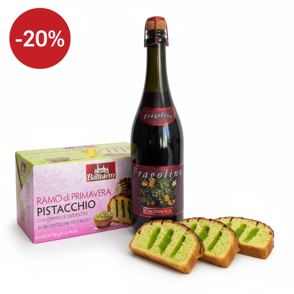 FRAGOLINO & PISTACCHIO KOLAČ SET – CARDIROLA + BATTISTERO