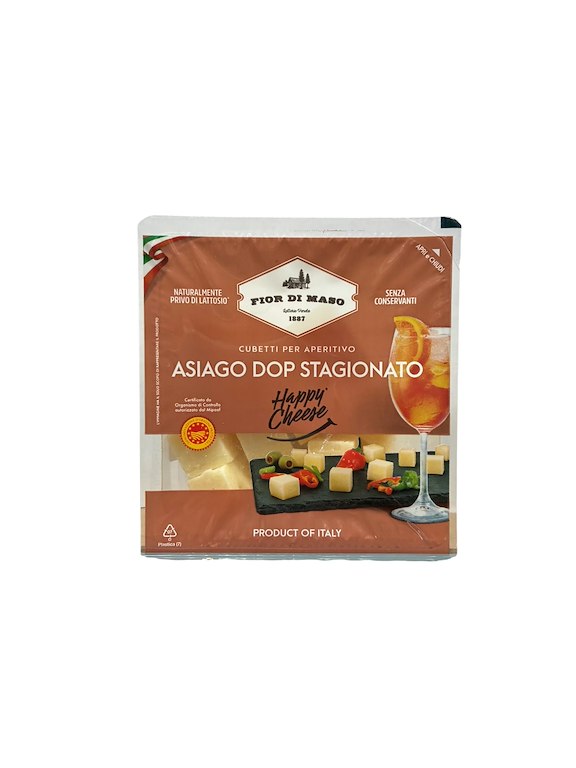 KOCKICE SIRA ASIAGO DOP STAGIONATO FIOR DI MASO 150G