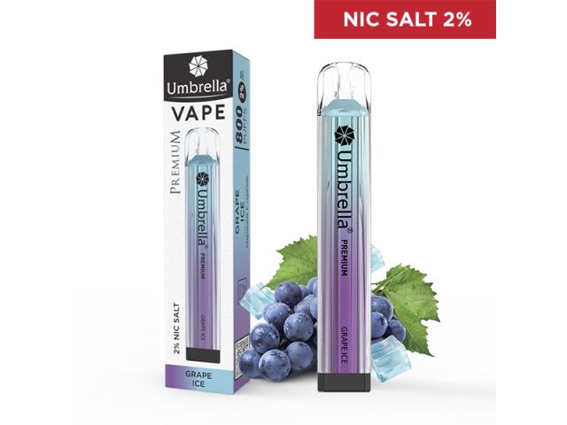 VAPE 800 PUFFS PREMIUM GRAPE ICE 2%