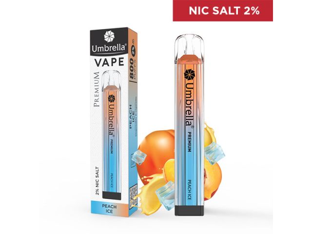 VAPE 800 PUFFS PREMIUM PEACH ICE 2%