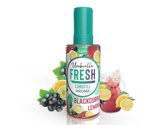 UMBRELLA FRESH LONGFILL AROMA BLACKCURRANT LEMONADE 12/60ML