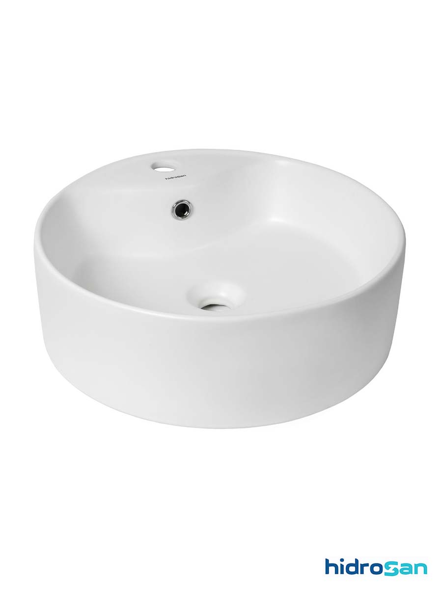 Lavabo nadgradni 13-097 Mat bela Hidrosan ∅46cm