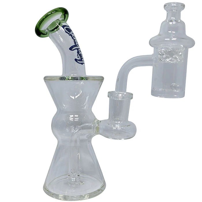 Dogg Lbs – Everyday Assorted Color Mini Rig stakleni bong H:15.2cm