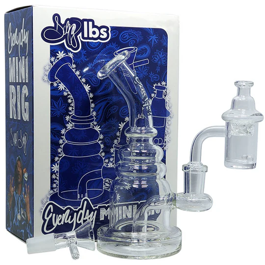 Dogg Lbs – Everyday Mini Rig stakleni bong H:16.5cm