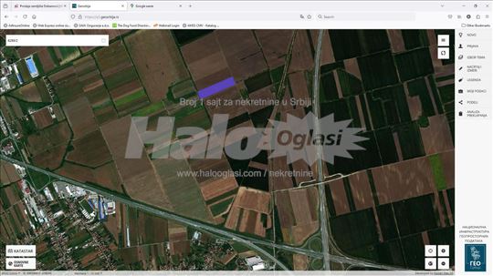 Zemljište u Dobanovcima Mala Pustara