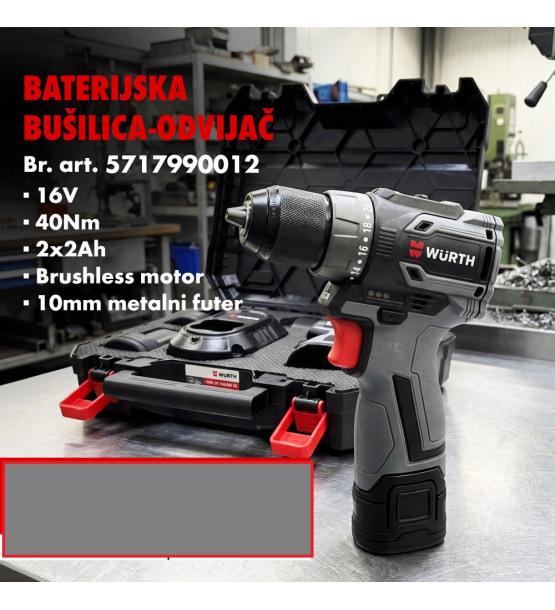Baterijska bušilica odvijač ABS 16 POWER BL