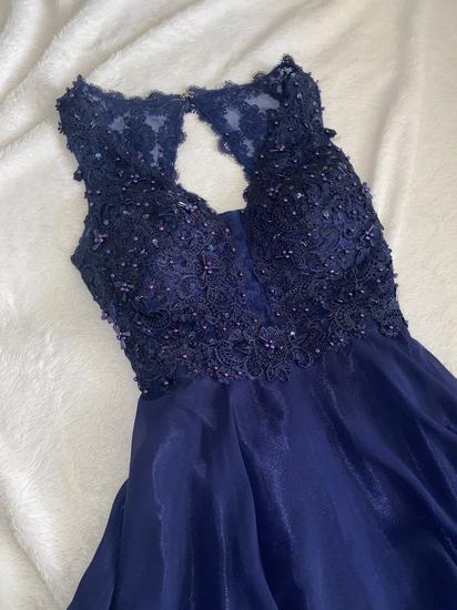 Teget kratka svečana haljina