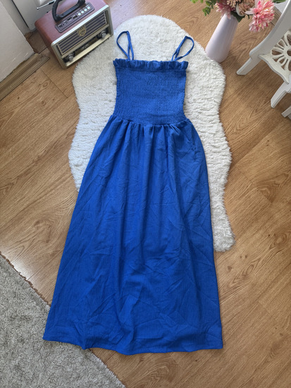 H&M blue dress