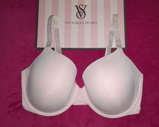 Victoria secret svetlo roze logo bretele 75F/34DDD
